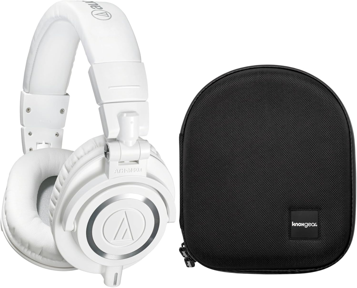Amazon.com: Audio-Technica ATH-M50XWH Studio Monitor Headphones (White ...