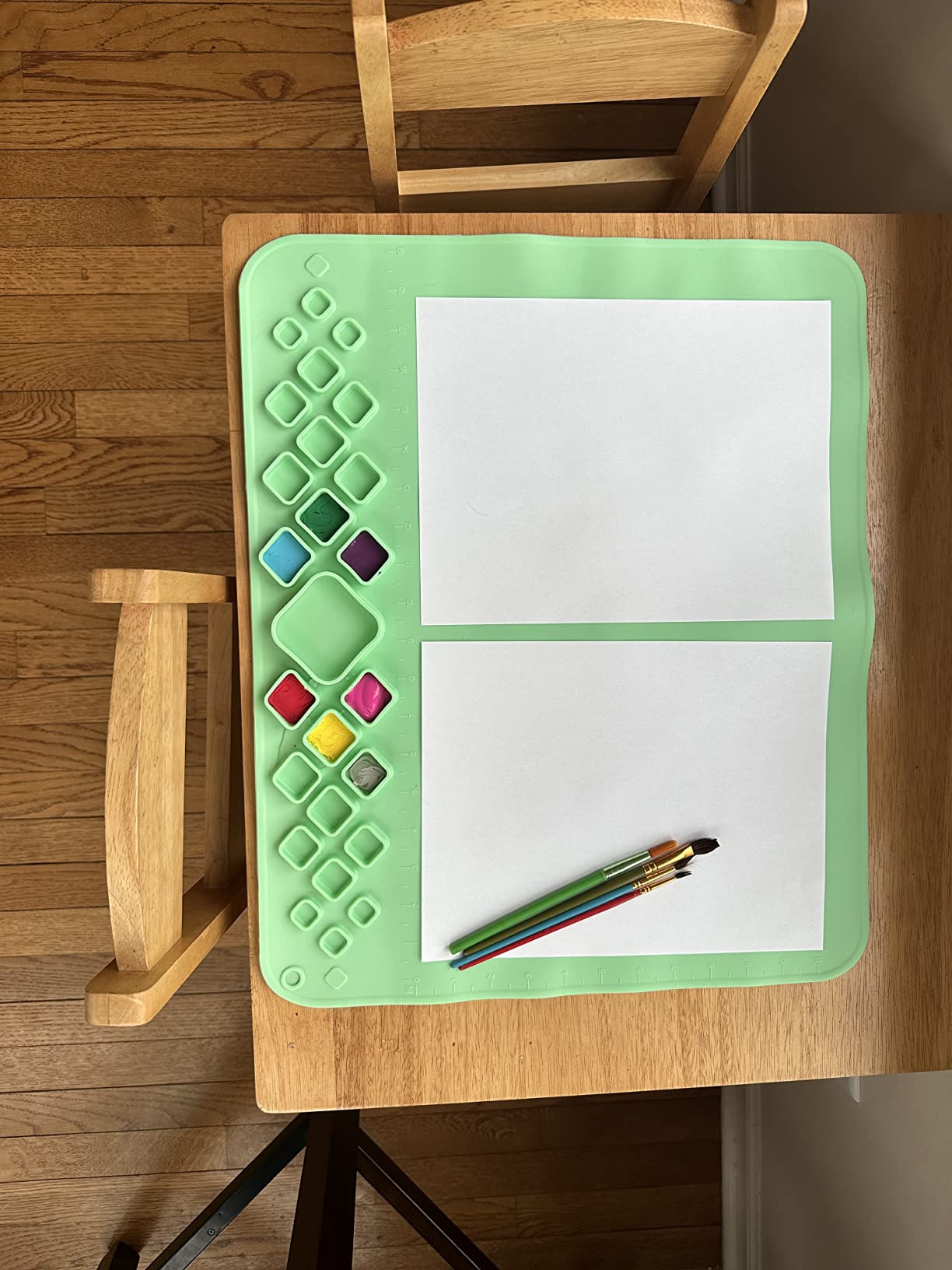 Amazon.com: Silicone Craft Mat – 20” x 16.5” Silicone Painting Mat for ...