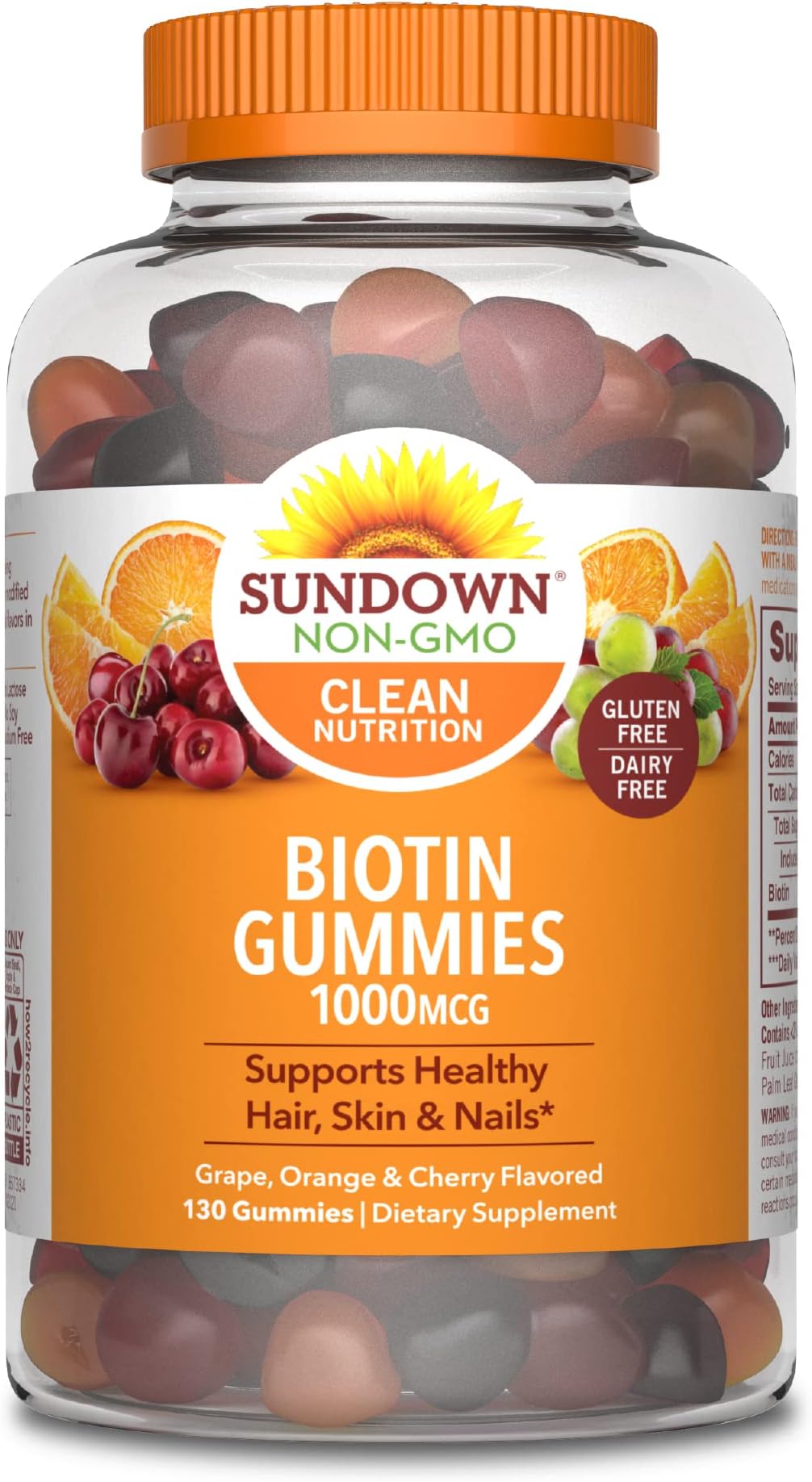 Amazon.com: Nature's Truth Biotin Gummies | 10000mcg | 50 Count | Vegan ...