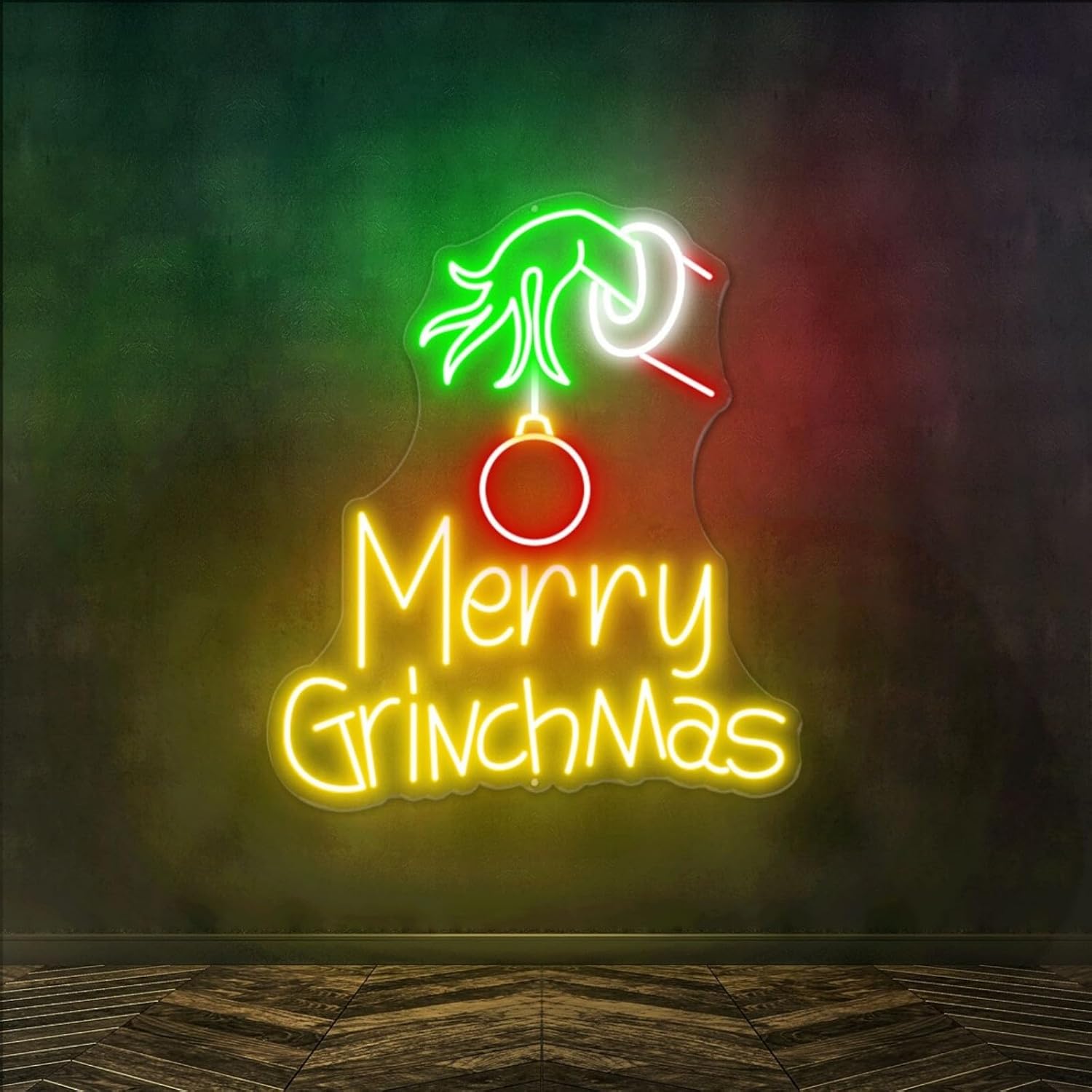 Custom Merry Grinchmas Neon Sign,Custom LED Grinch Neon Sign, Neon wall ...