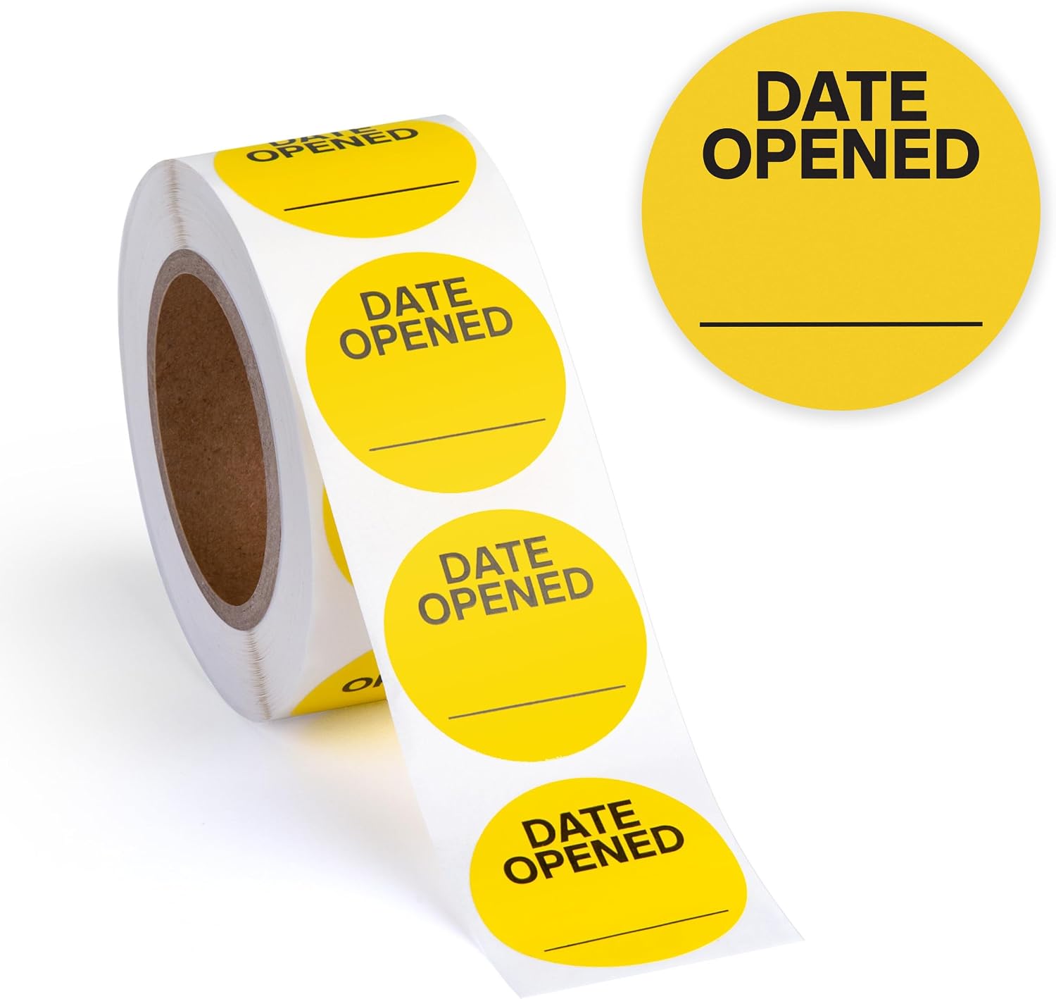 Amazon.com: 500pcs Date Opened Stickers, Medication Safety Label, Food ...
