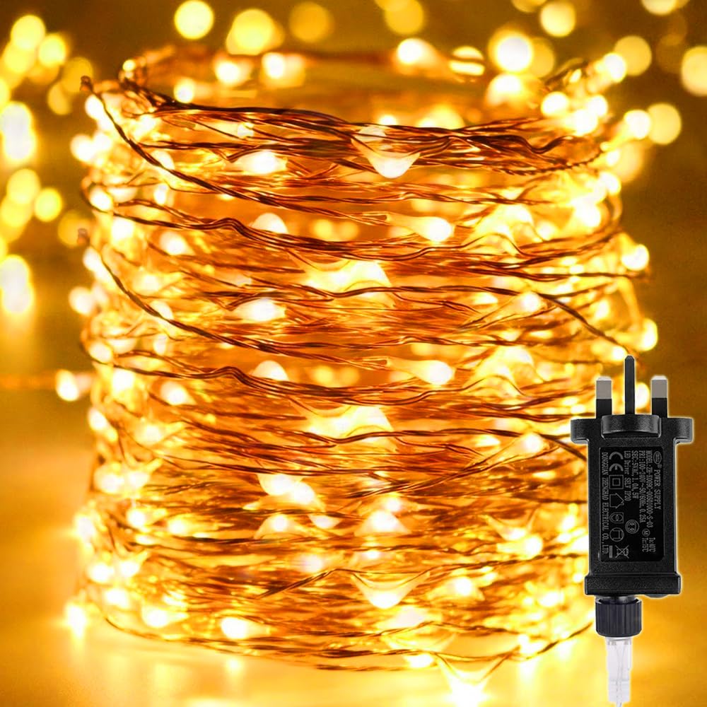 LED Christmas String Lights Copper Wire, 100M 328FT 1000 LEDs Christmas ...