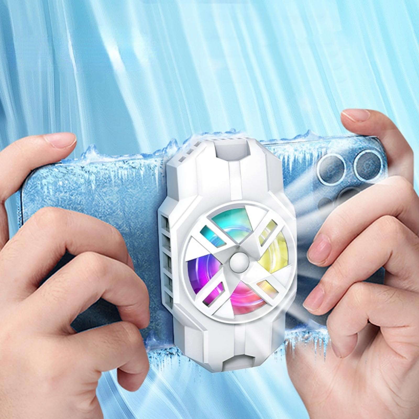 Amazon.com: Cell Phone Cooler, Rechargeable Semiconductor Mobile Phone ...