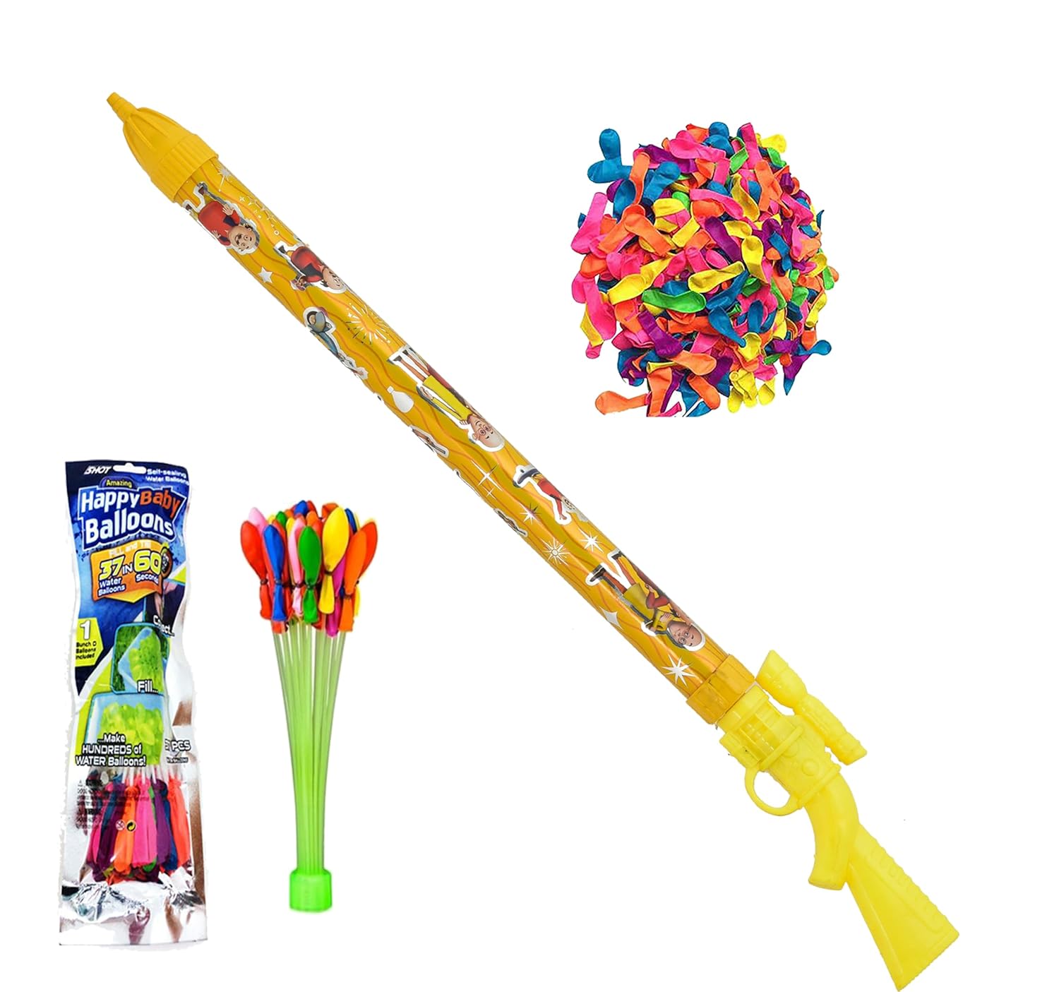 Buy Brown Leaf High Presure 24 inch Water Gun Long Pipe Pichkari Water ...