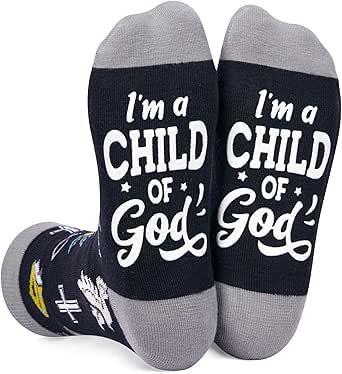Amazon.com: HAPPYPOP Christian Gifts Ideas Socks for Men - Religious ...