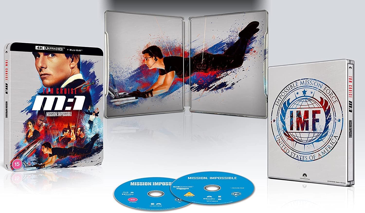 Mission : Impossible Limited Edition Steelbook [4K UHD + Blu-ray ...