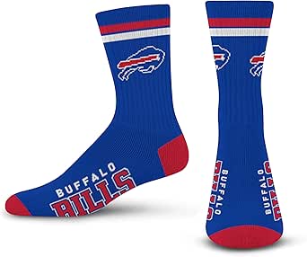 Amazon.com: FBF - NFL 2 Stripe Deuce Team Logo Youth Size Crew ...