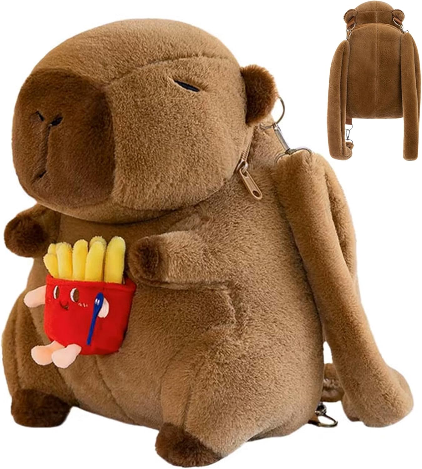 Amazon.com | Onvibrex Plush Capybara Backpack 13.7inch Cute Capybara ...