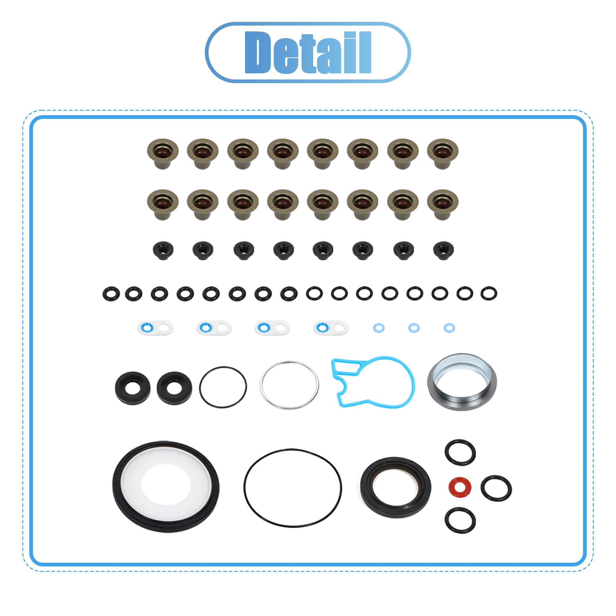 X AUTOHAUX Engine Cylinder Head Gasket Set CS9284 HS9292PT-1 for Chevy ...
