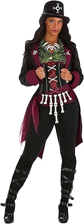 Amazon.com: Women's Scary Voodoo Queen Costume, Shaman Halloween Outfit with Jacket : Clothing ...