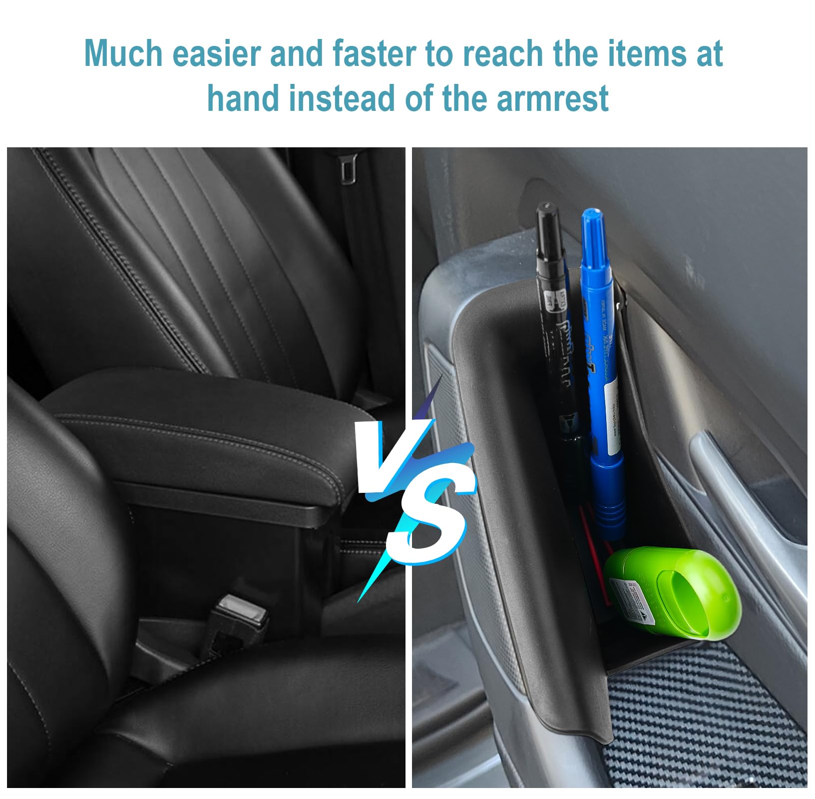 Snapklik.com : CDEFG 2023 2024 2025 CX-50 Center Console Side Storage Box Handle Pocket Trash ...