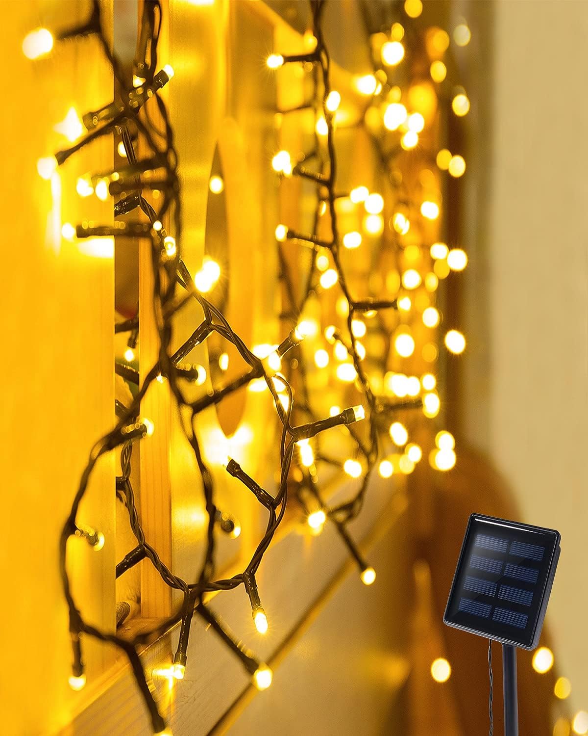 OxyLED Solar String Lights Outdoor, 72ft 200 LED String Lights Solar ...