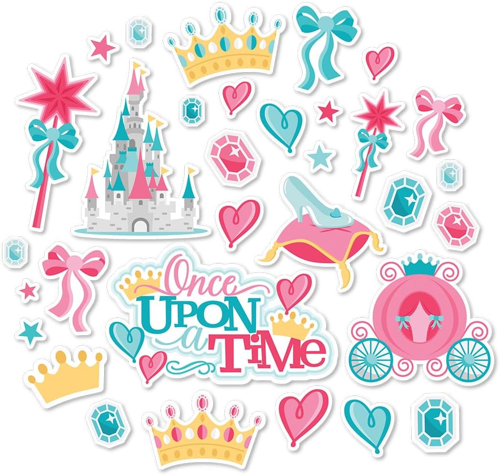 Cortes de matriz de papel - Era uma vez - para o Castelo da Cinderela ...