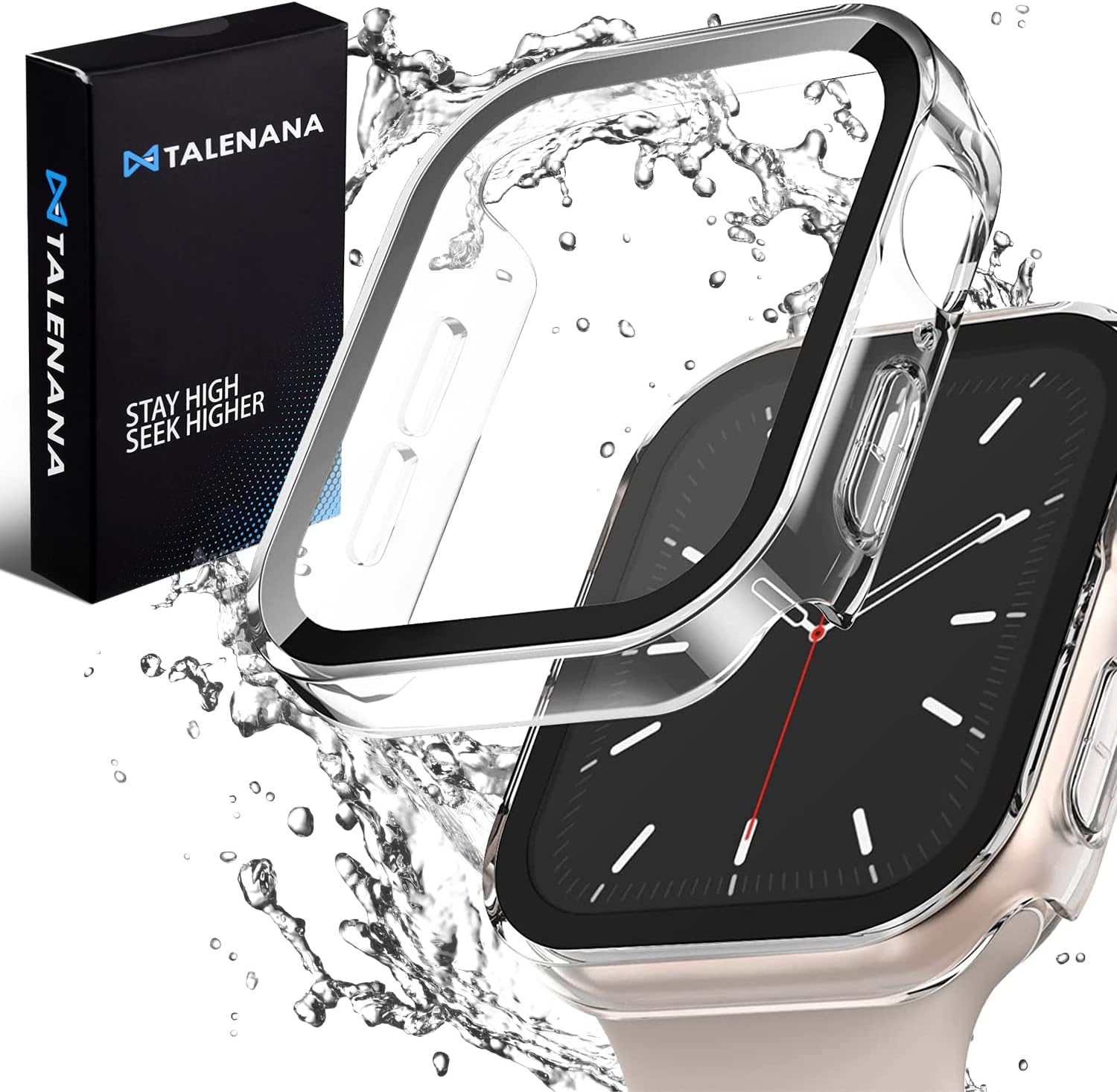 Amazon.co.jp: LISAMER 対応 Apple Watch ケース Series 9/8/SE/7/6/5/4 40mm ...