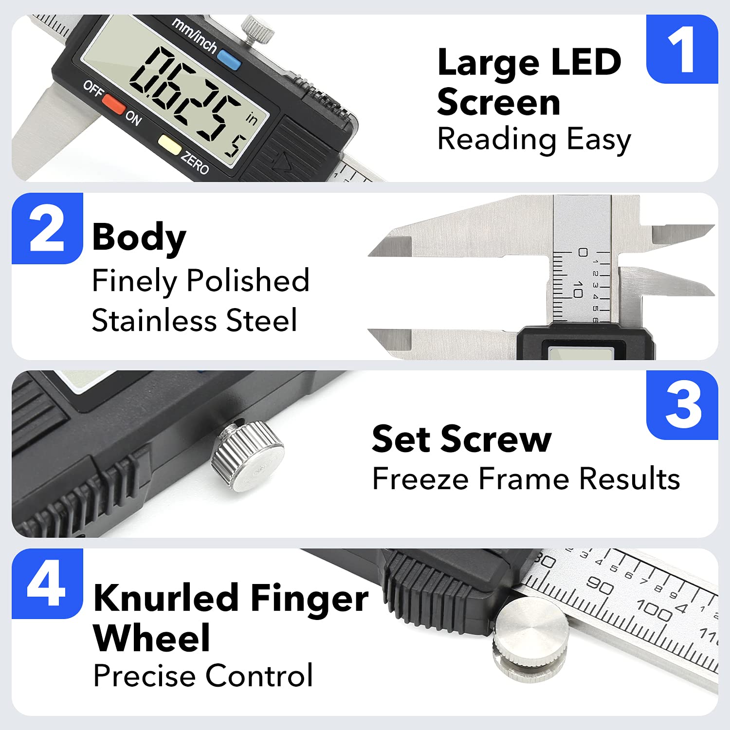 Digital Caliper Precise Measuring Tool, Vizbrite 6 Australia | Ubuy