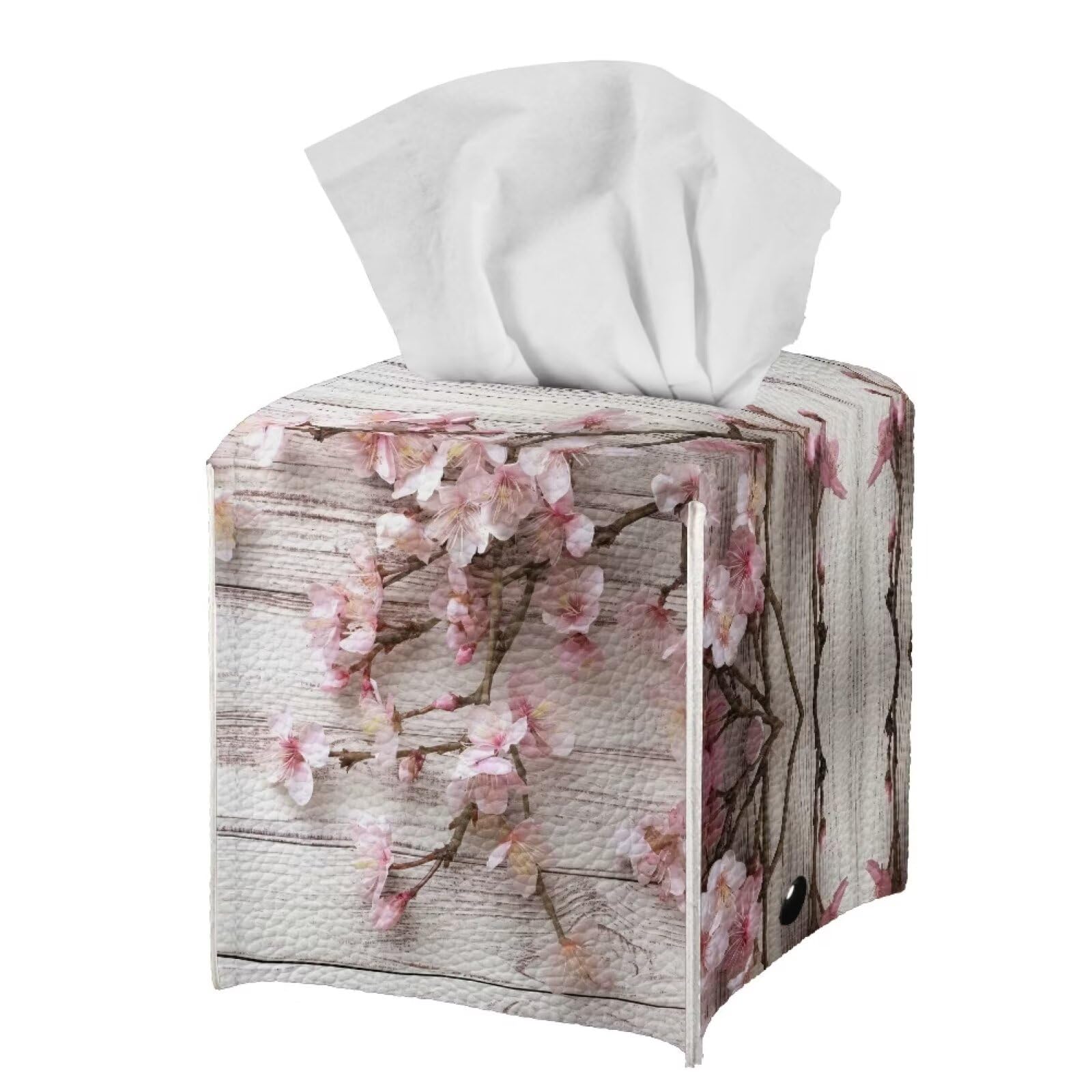 Amazon.com: Hzeswody Kleenex Box Covers, Floral Pink Tissue Box Holder ...