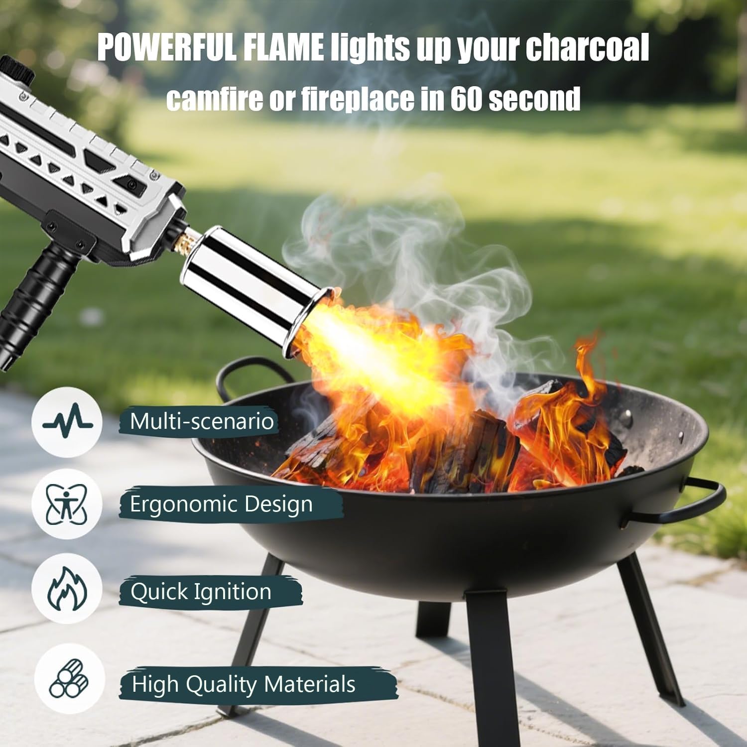 Snapklik.com : ARTFLAMM Propane Torch - Powerful Grill & Cooking Torch ...