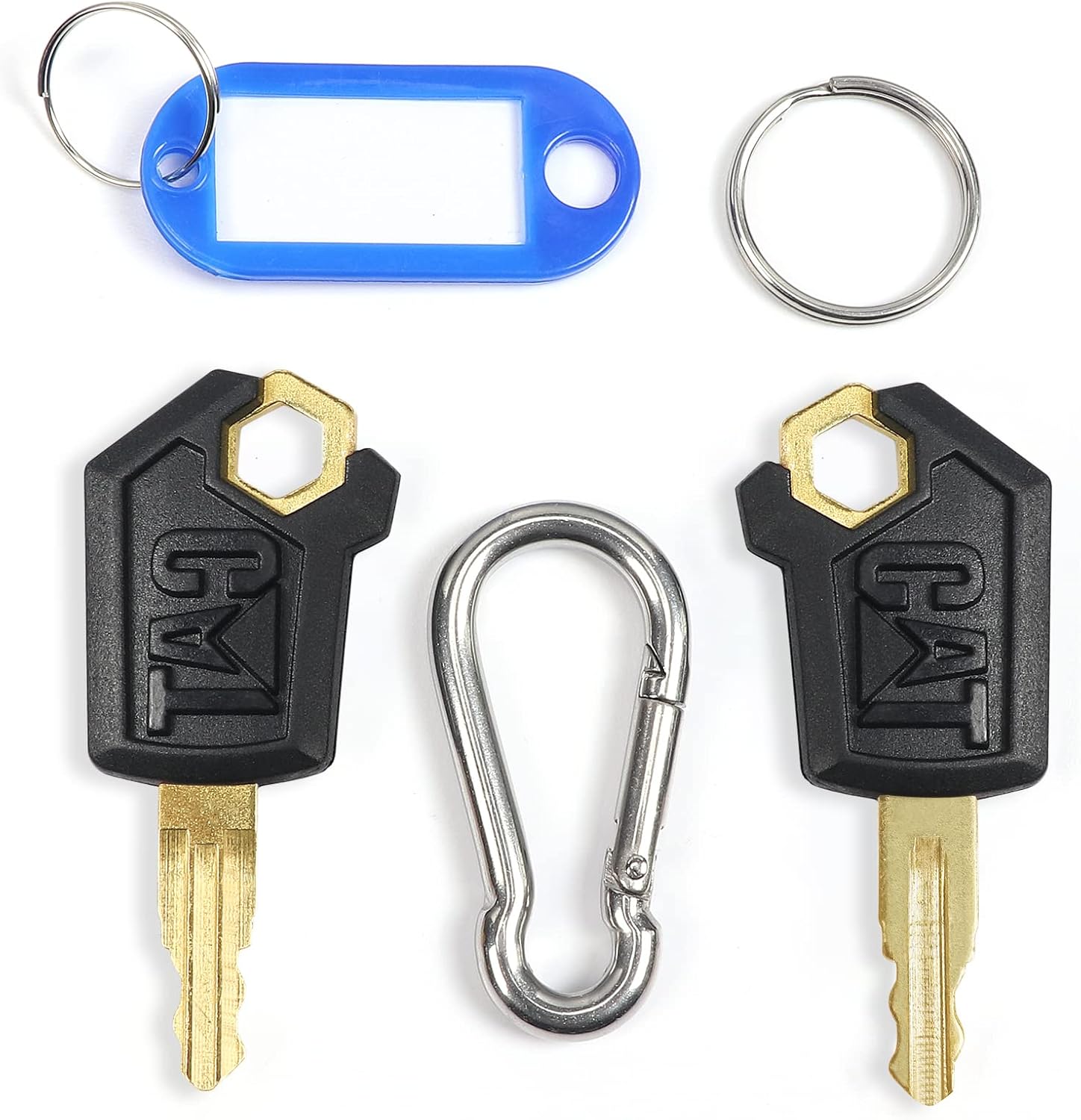 Amazon.com: CAT Caterpillar Heavy Equipment Key: 2 Pack Keys : Clothing ...
