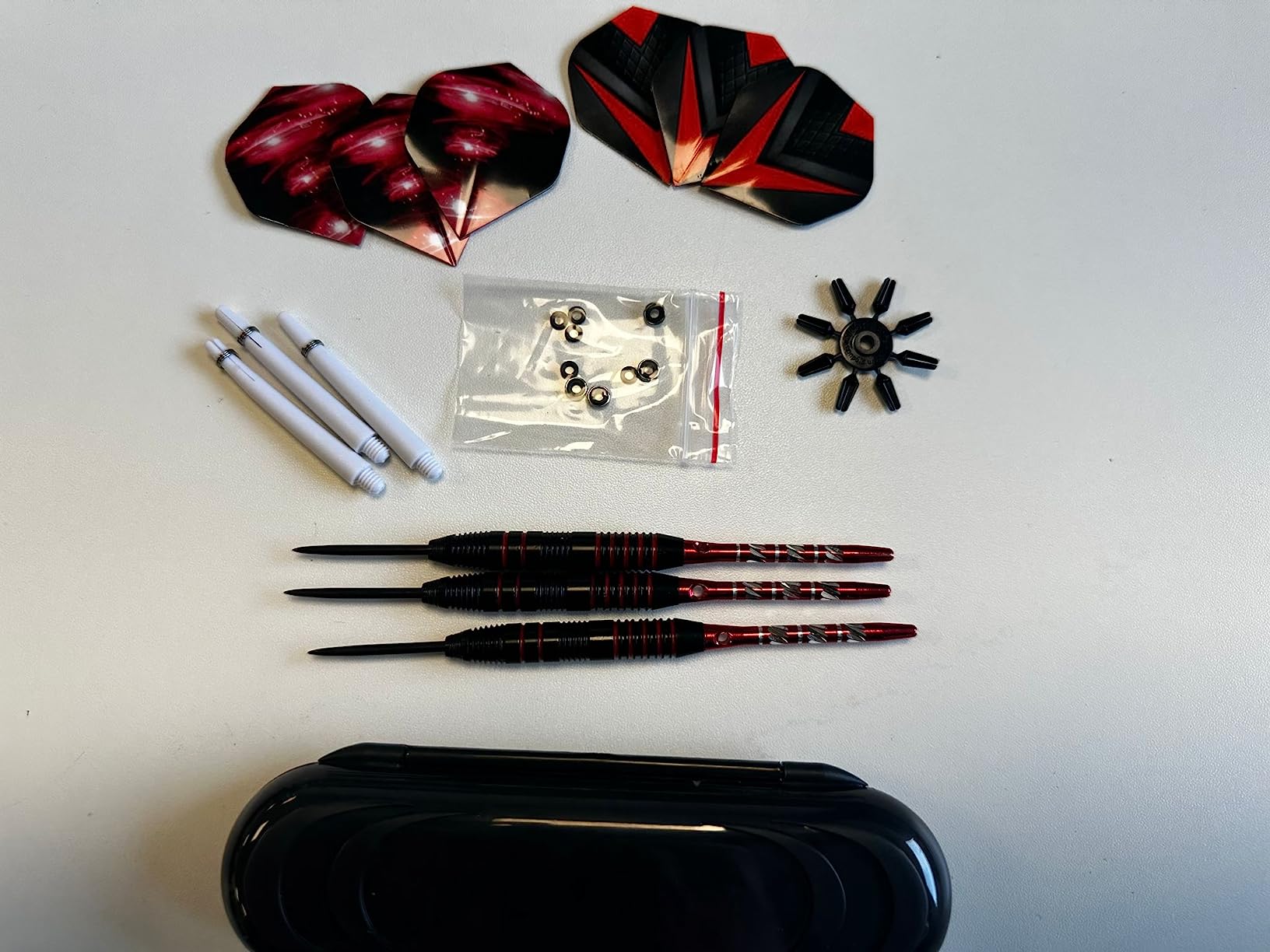 Steel Tip Darts Set, 3 Pack Professional 22g Metal Dart with Aluminum ...