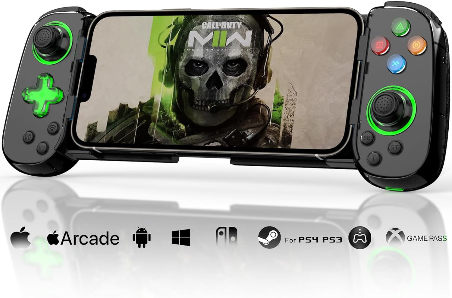 Joso D7 Wireless Game Controller for iPhone/Android/PC, PS3/PS4/Switch ...