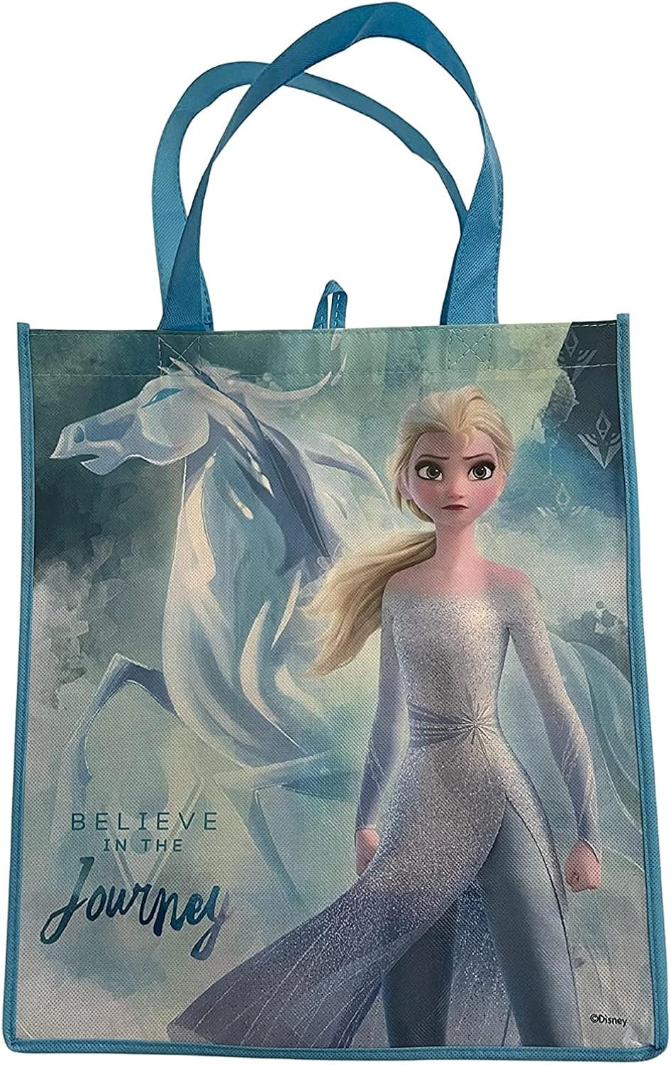 Amazon.com: Disney's Frozen Elsa and Horse Large Reusable Tote Bag ...