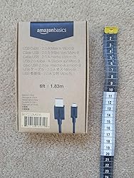 Amazon Basics USB 2.0 A-Male to Micro B Charger Cable, 10 feet, Black ...