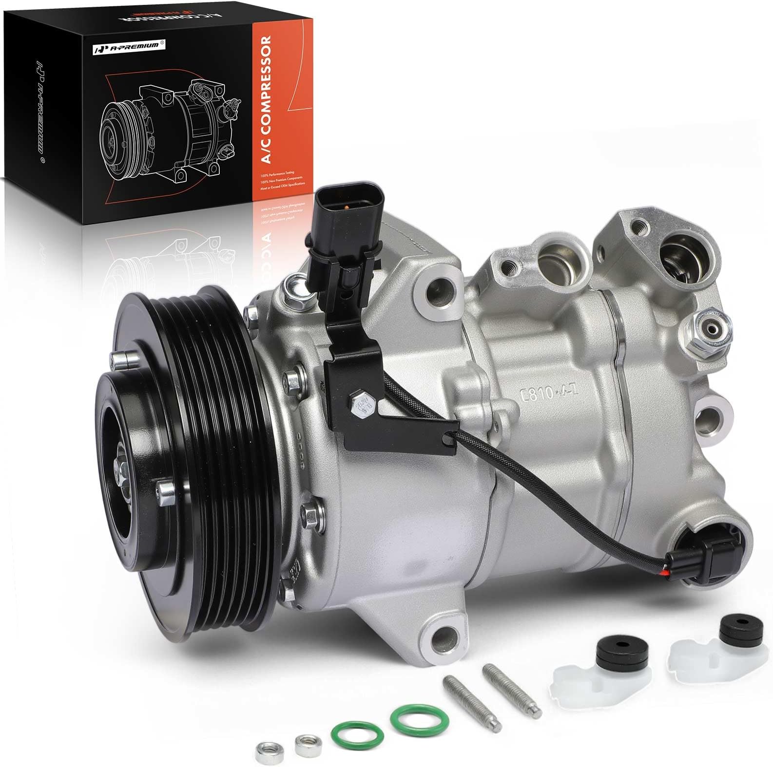 Amazon.com: A-Premium Air Conditioner AC Compressor with Clutch ...