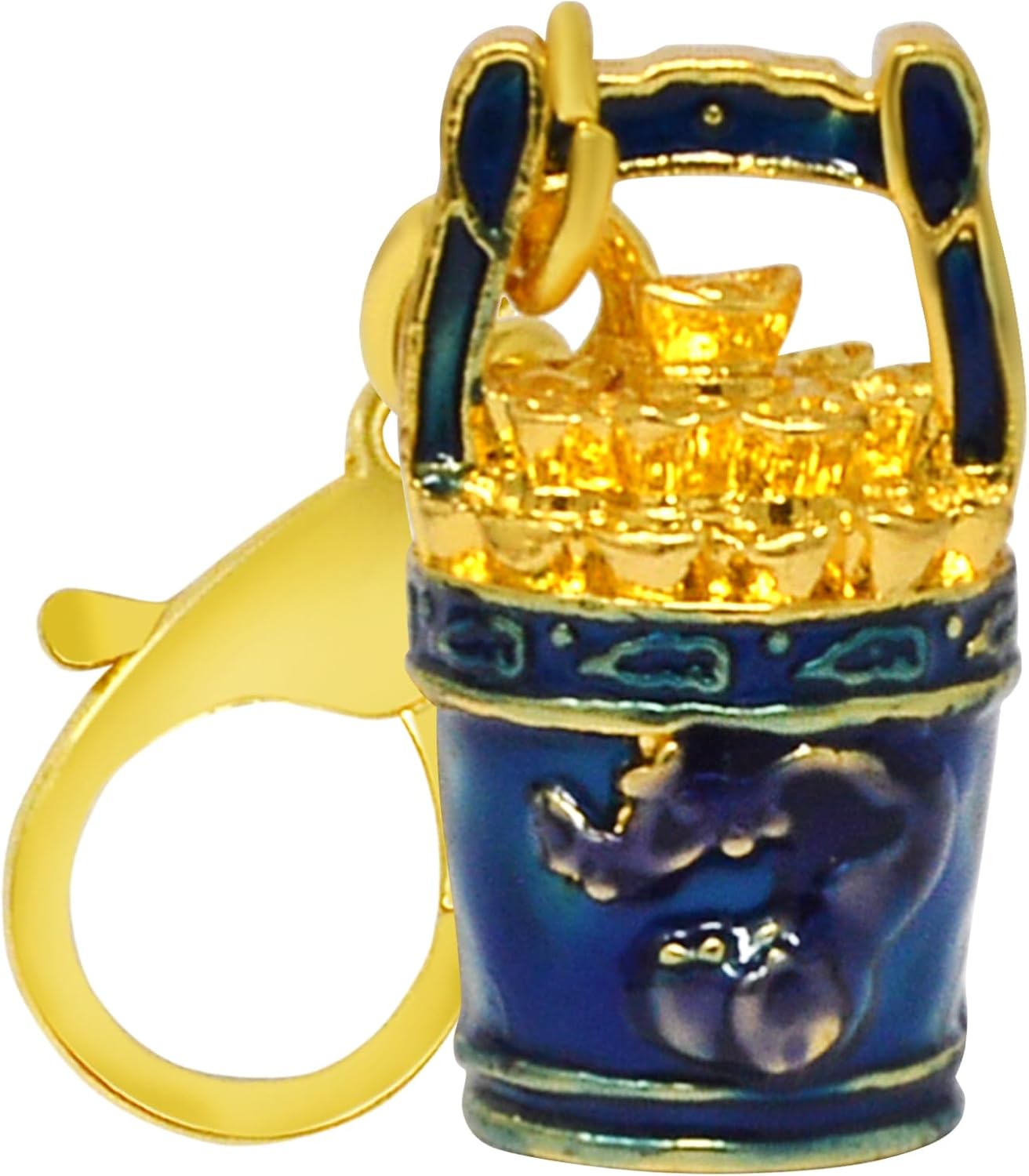 Amazon.com: Feng Shui Dragon Buckets Of Gold & Good Fortune Key Chain ...