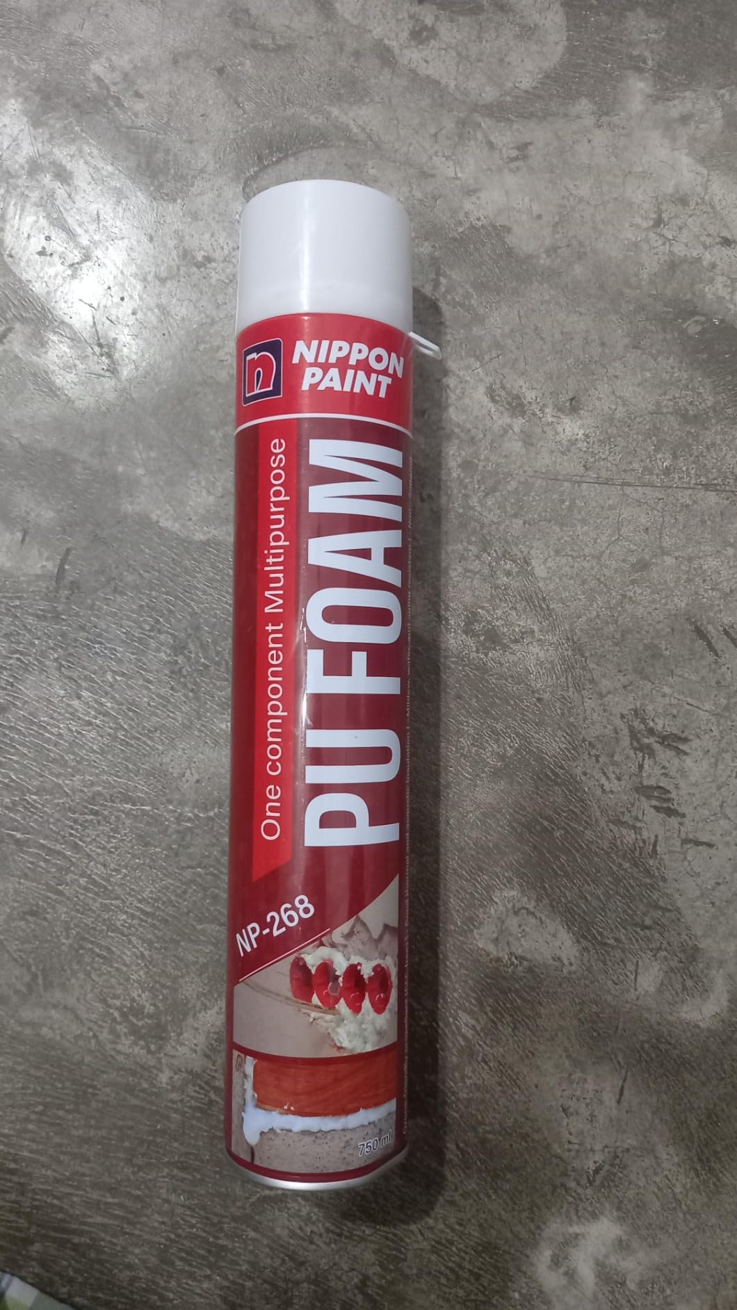 Nippon Paint 750ml Expandable PU Foam Insulation Sealant Spray ...