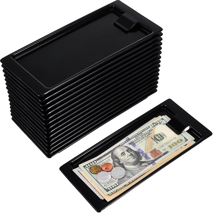 Buy 16 Pieces Black Check Holders, Check Presenters for Restaurants ...