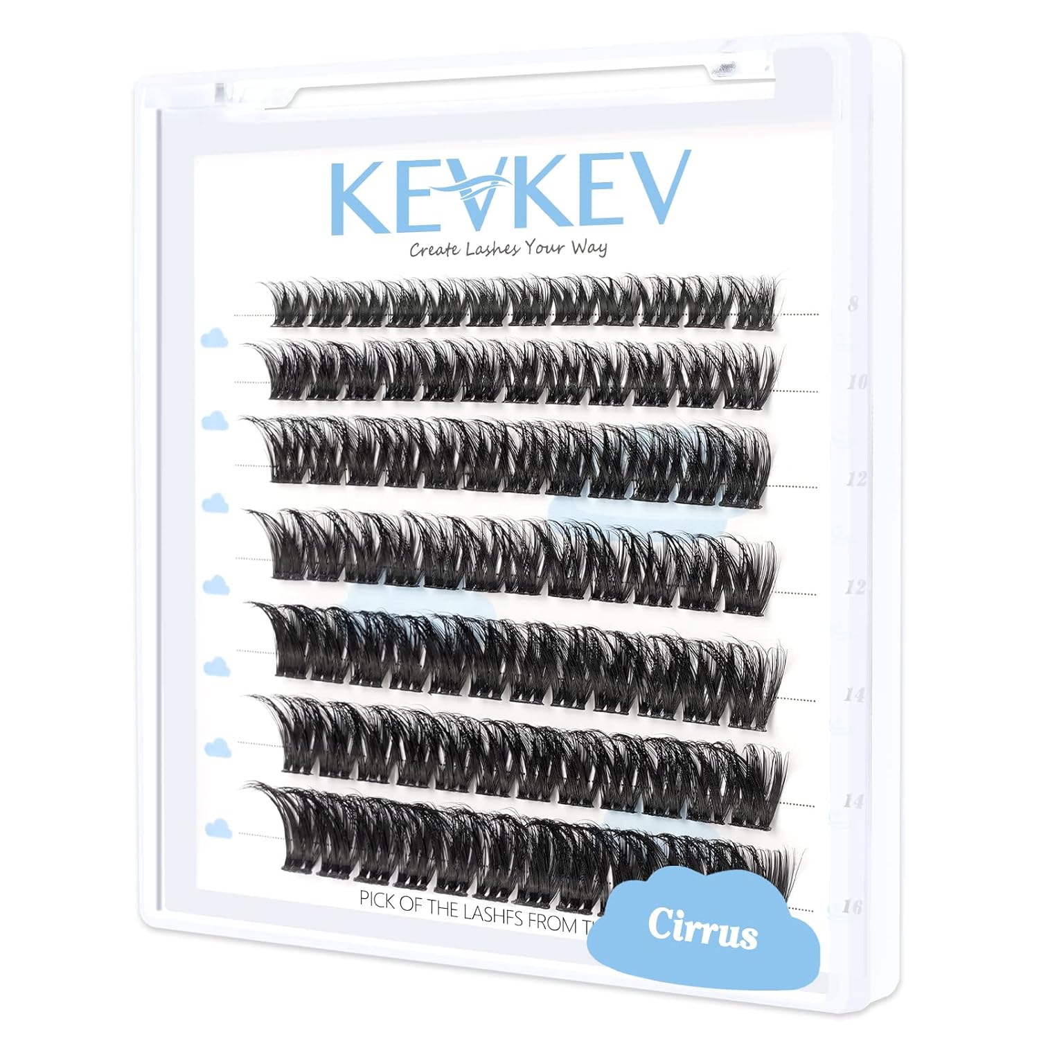 Amazon.com : Lash Clusters 84 Pcs Cluster Lashes Eyelash DIY Extensions ...