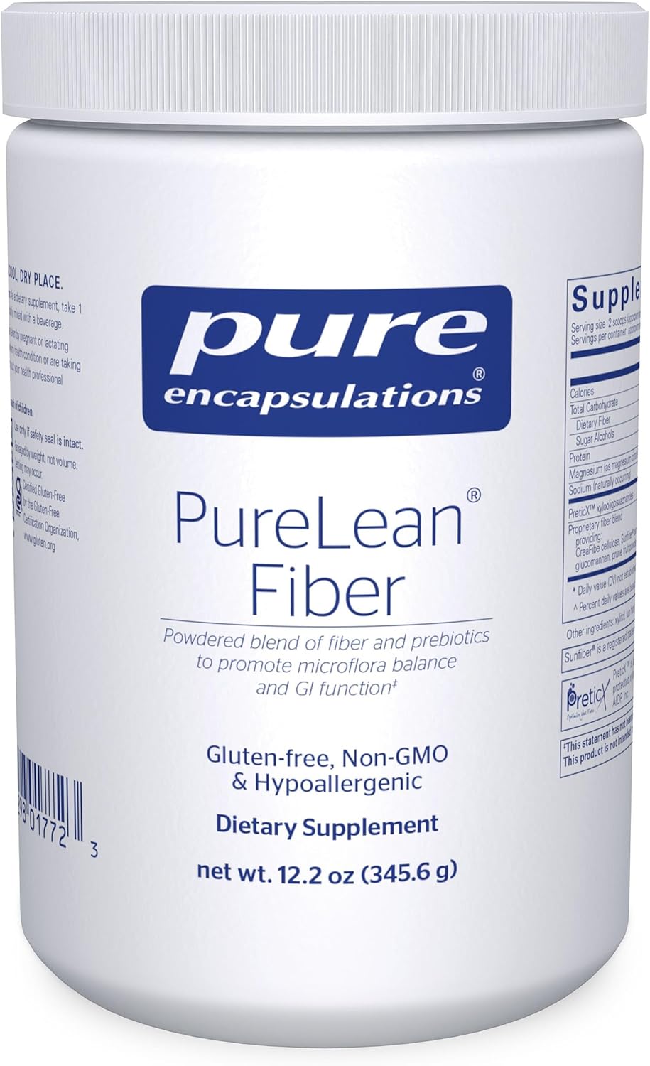 Pure Encapsulations PureLean Fiber | Powdered Blend of Soluble and ...
