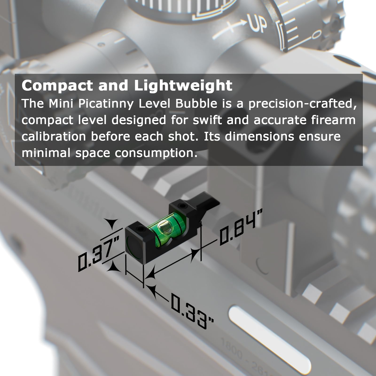 Snapklik.com : Compact Picatinny Anti-Cant Level Bubble