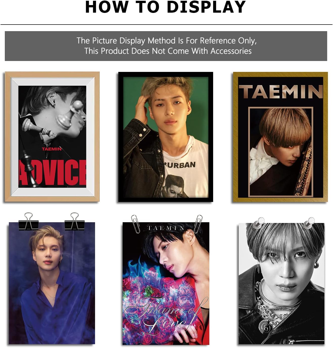 Buy Taemin Poster,Korean Boy Idol Group SHINee Poster,Singer Dancer K ...