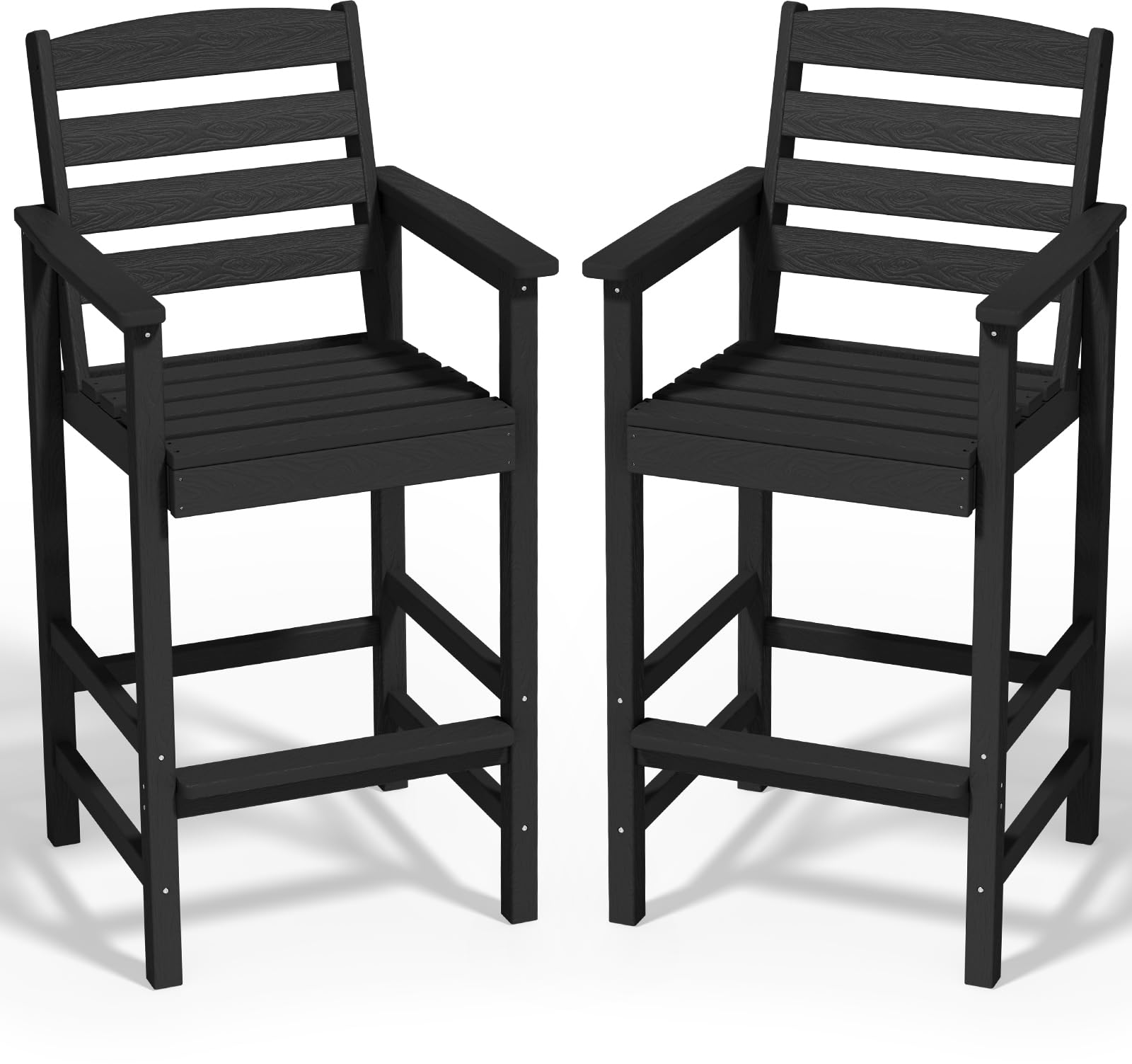 Snapklik.com : SERWALL Tall Adirondack Chairs Set Of 2