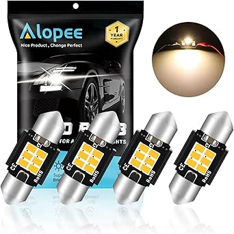 Amazon.com: Alopee 4 Pack DE3022 Led Bulb 31mm Led Festoon Light DE3175 ...