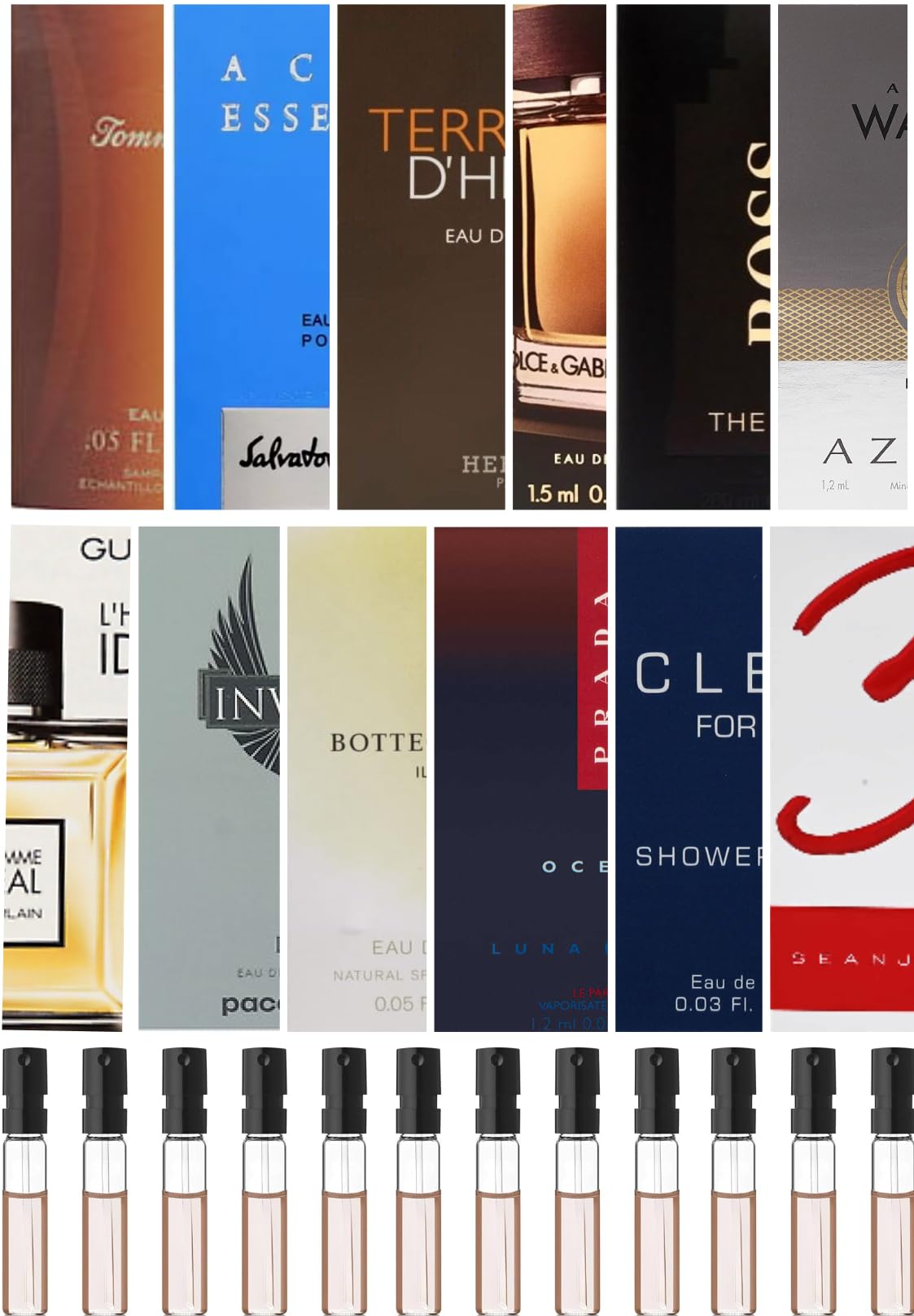 Amazon.com : Cologne High End Designer Fragrance Sampler Set for Men ...