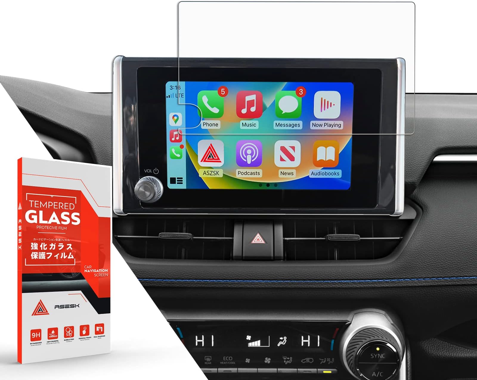 Amazon.com: ASZSK Screen Protector For RAV4 2023 2024 2025,8 Inch ...