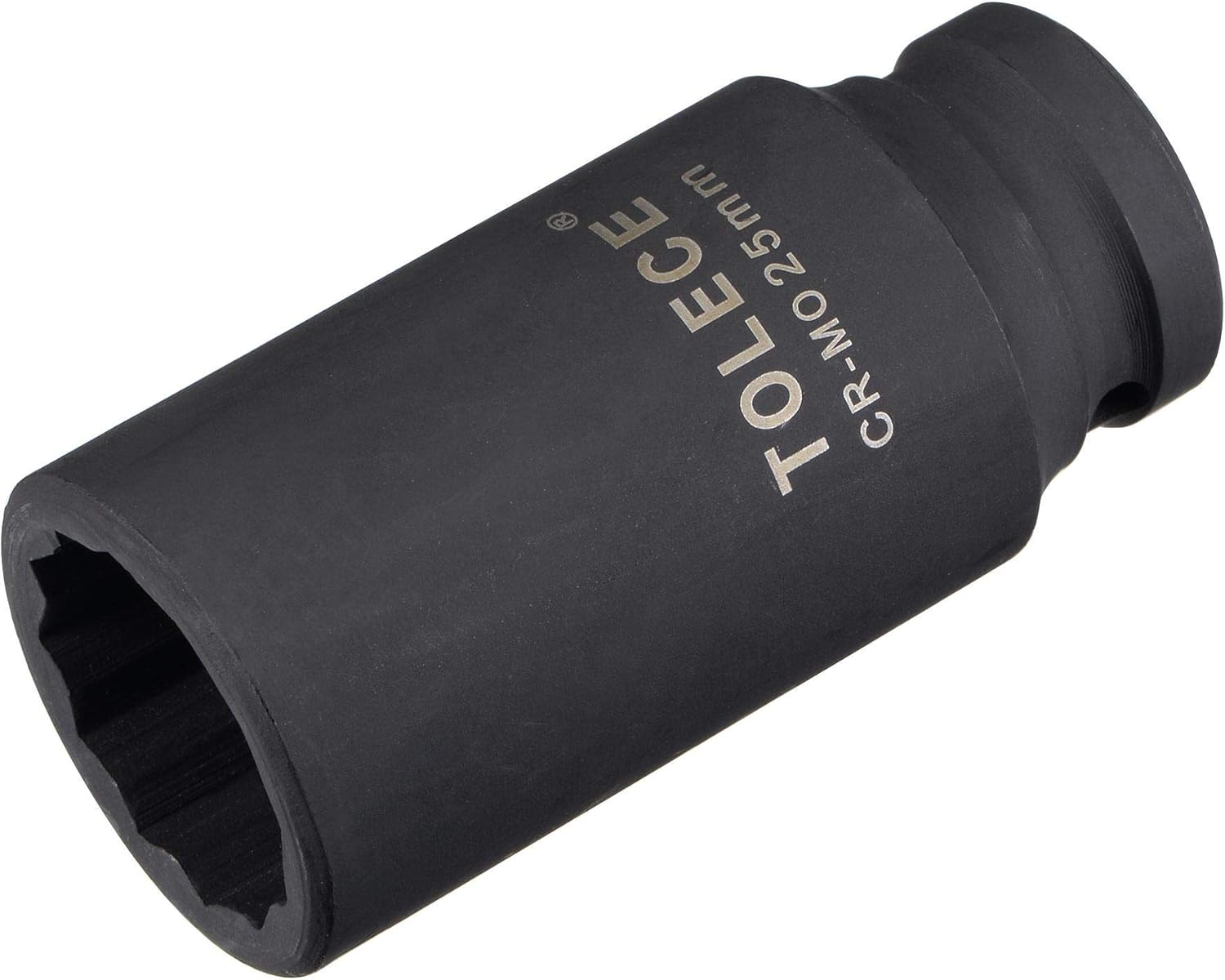 Amazon.com: uxcell 1/2-Inch Drive 25mm 12-Point Deep Impact Socket, CR-MO Steel 78mm Length ...