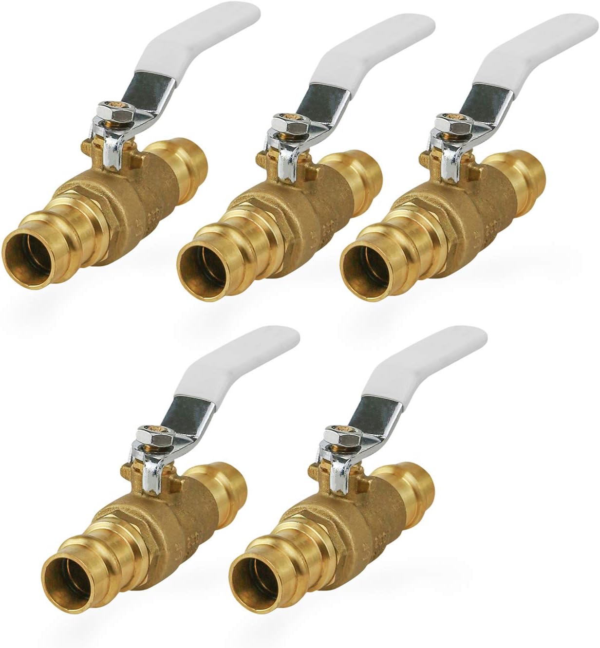 Amazon.com: 1/2" Propress Brass Ball Valve - Press Shut Off Ball Valve ...