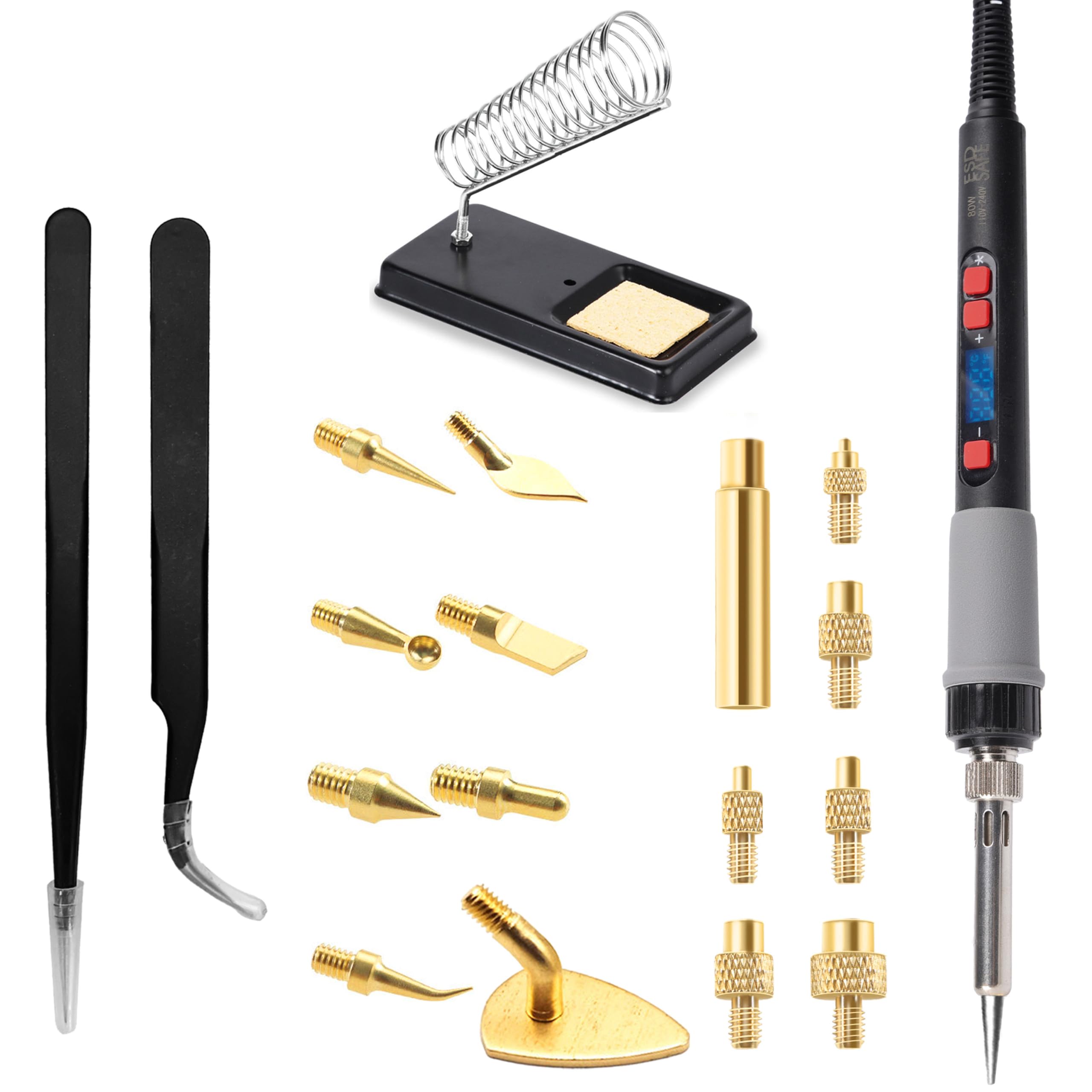Snapklik.com : 3D Printing Finishing Tool Kit, 80W Soldering Iron ...
