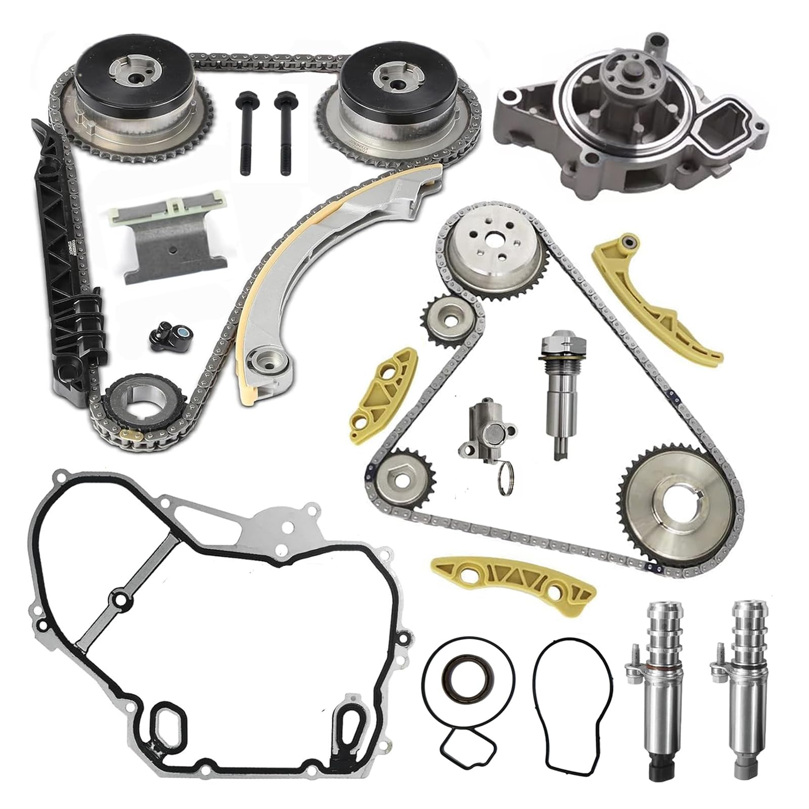 Amazon.com: Engine Timing Chain Kit with Water Pump for GMC Chevy Buick ...