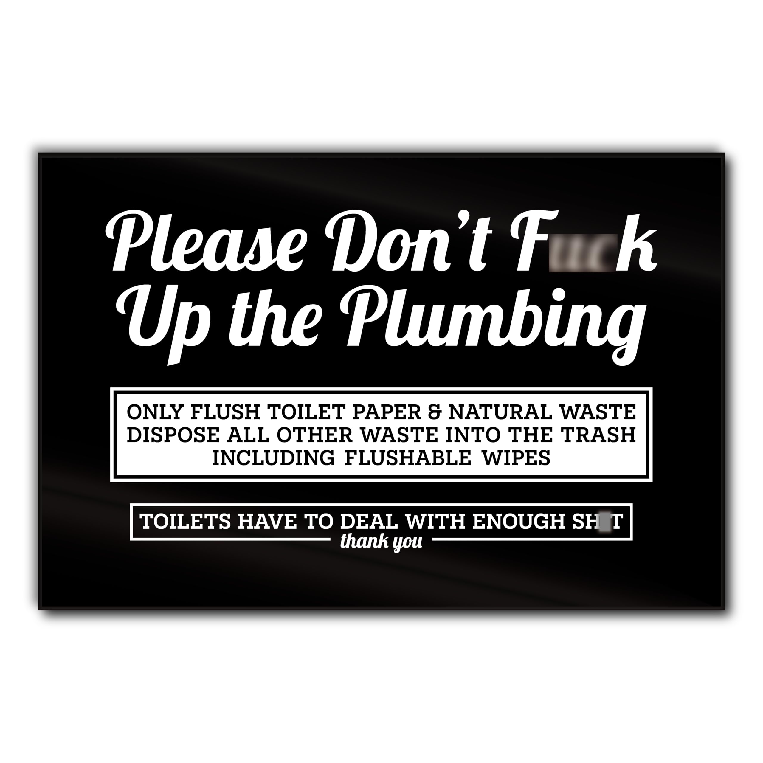 Amazon.com: Funny Do Not Flush Sign for Bathroom, 6x4 Funny Bathroom ...