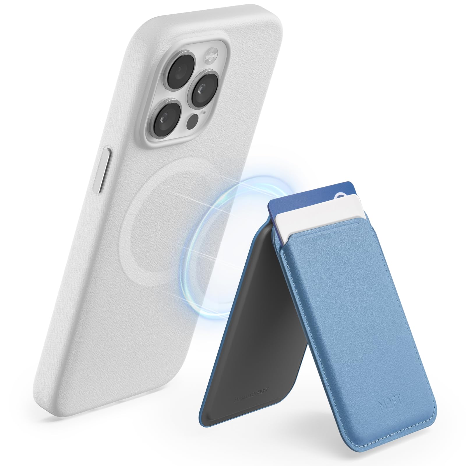 MOFT Card Holder for iPhone 16/15/14/13/12 Series, MagSafe Wallet Phone Stand Compatible with ...