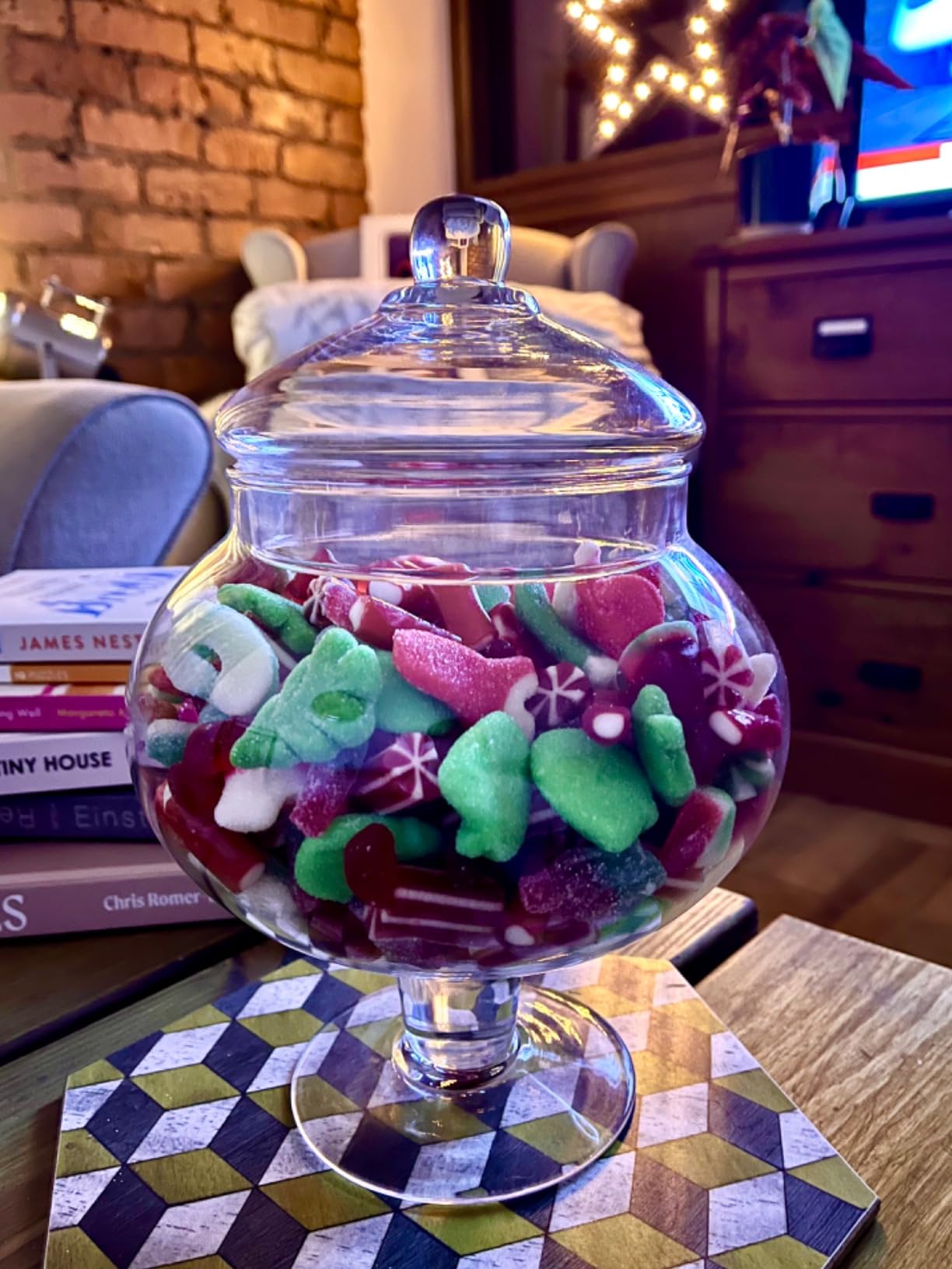 Christmas Sweet Mix - 750g of Red, Green and White Pick and Mix Sweets ...