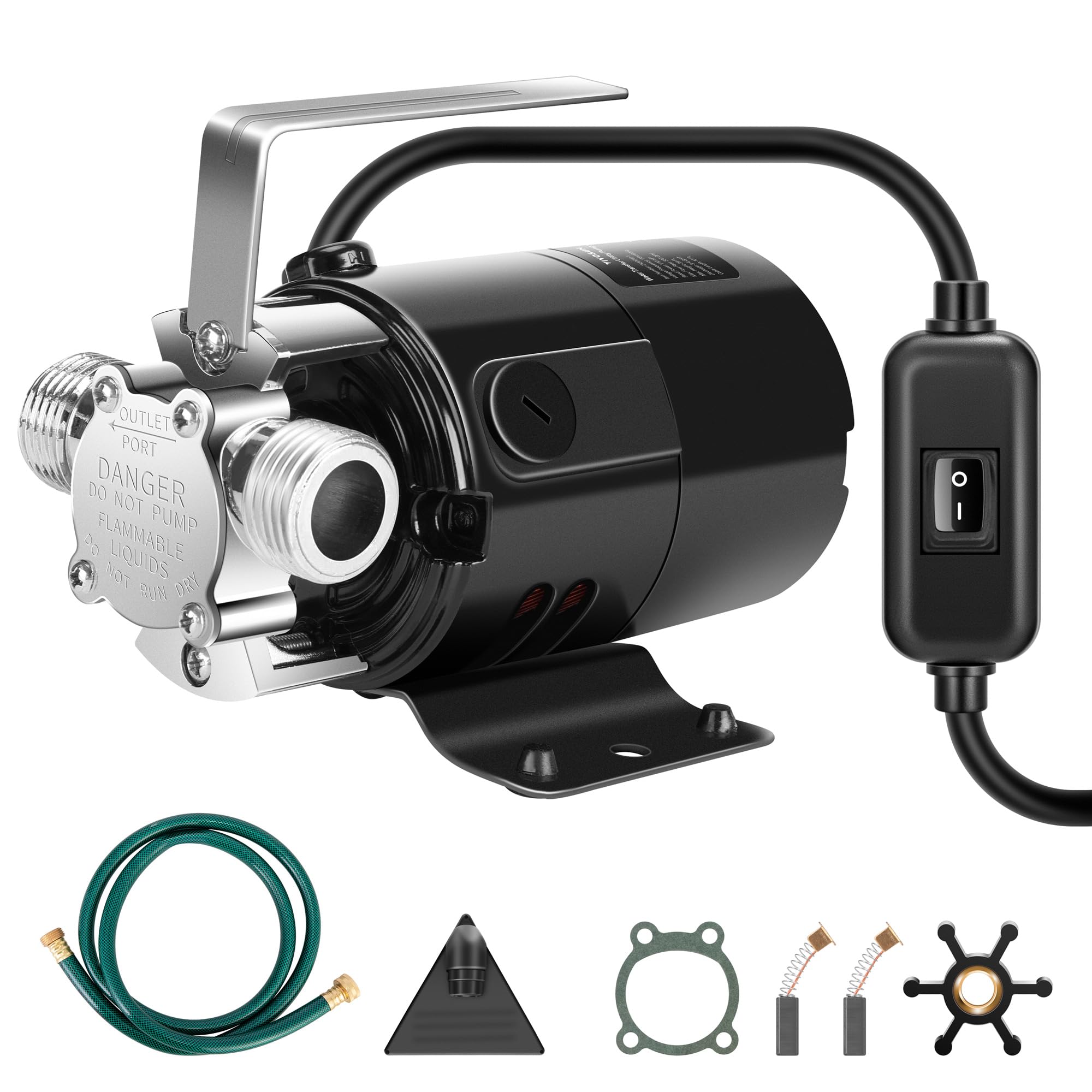 Amazon.com: VIVOSUN 115V Water Transfer Pump, 1/10HP 330 GPH Portable ...