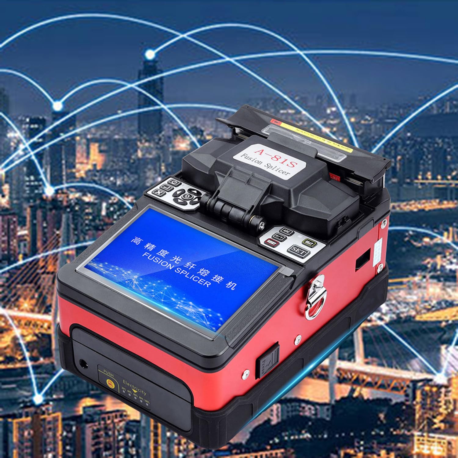 Buy twostronking Fiber Splicer,Fiber Optic Fusion Splicer Kit,7s Fully ...