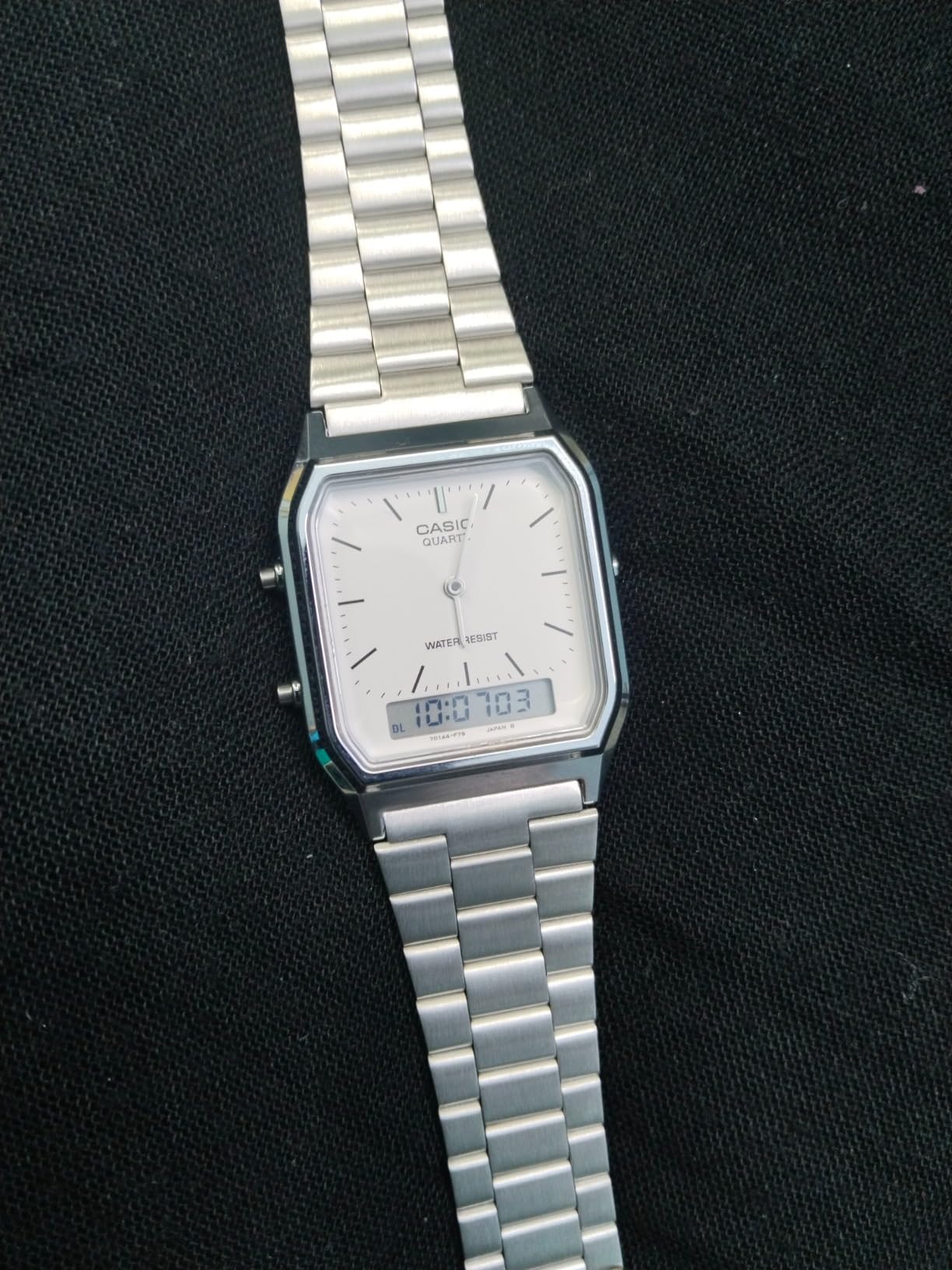 Casio Vintage Series Analog-Digital Black Dial Unisex Watch - AQ-230A ...