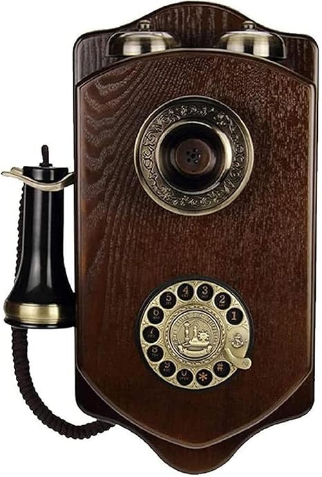 Amazon.com : The Old Fashioned Wall Retro landline-Corded Phones Wall ...