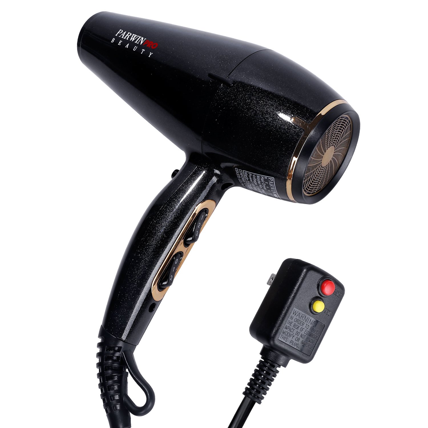 Parwin Hair Dryer 1875w With Nozzle Professional Salon Blow Dryer ...